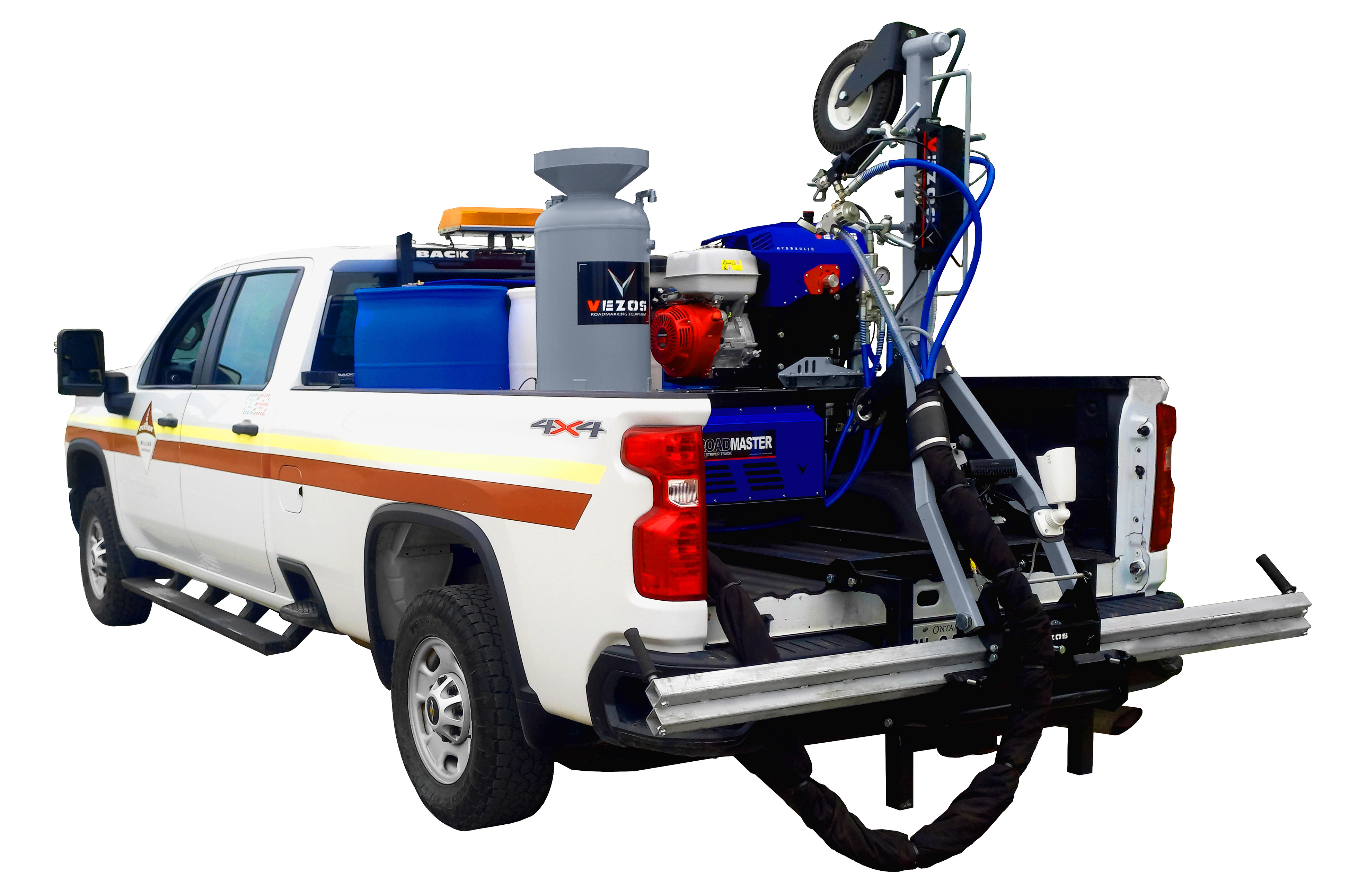 ROADMASTER 2.5 Line Striping Pickup Truck - 2 Paint Pump | Vezos